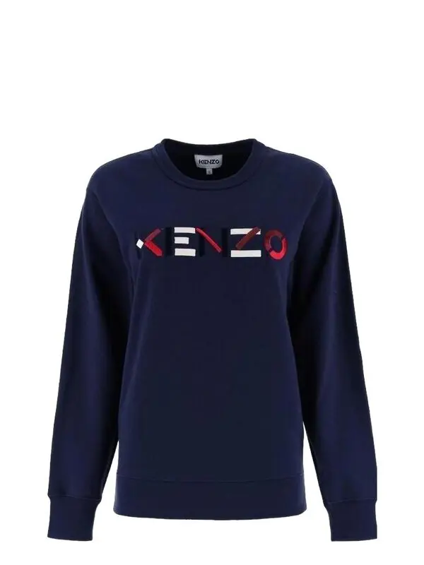 Kenzo Embroidered Logo Crewneck Sweatshirt - Black
