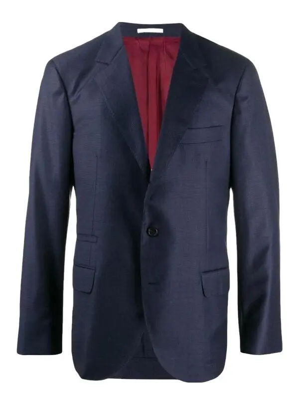 Brunello Cucinelli Single-breasted Virgin-wool Blazer - Black