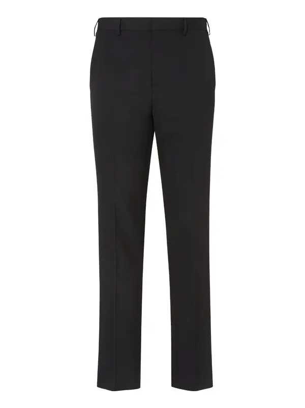 Fendi Tailored Wool Batavia Trousers - Black