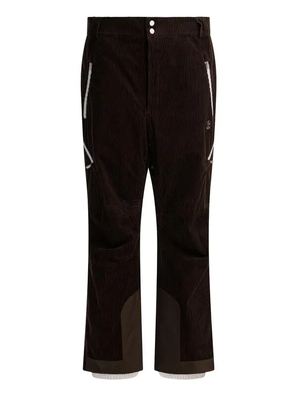 Brunello Cucinelli Velvet Padded Pants - Black