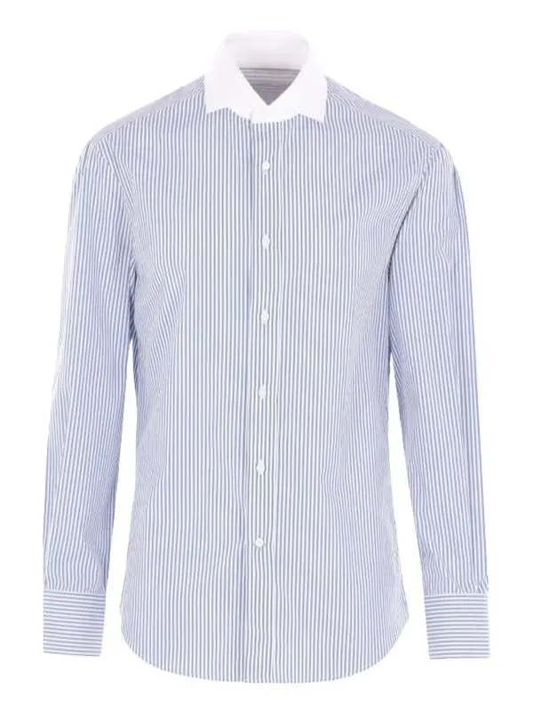 Brunello Cucinelli Striped Shirt - White