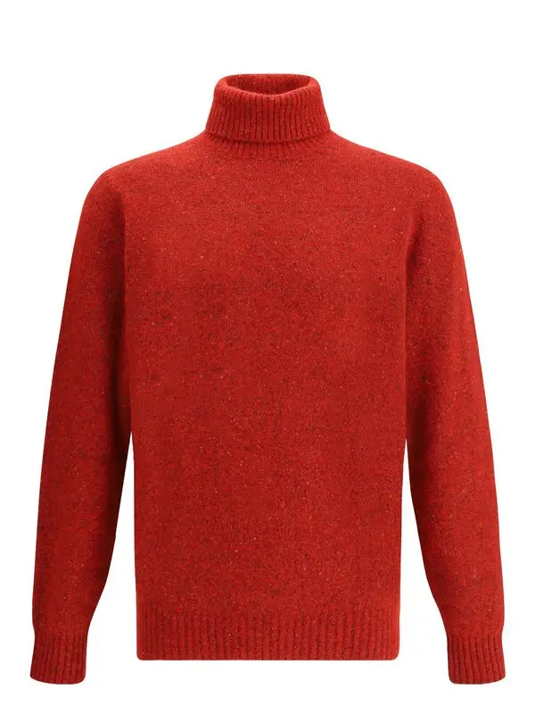Brunello Cucinelli Knitted Roll Neck Jumper - Magenta