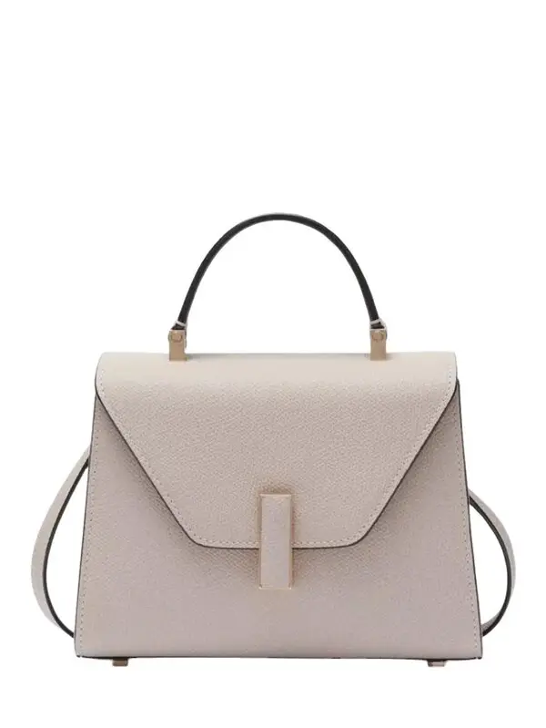 VALEXTRA Iside Foldover Micro Crossbody Bag - Nude