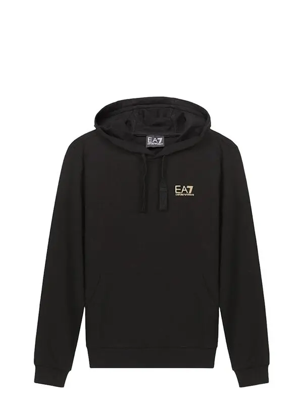 EA7 Logo Hoodie - Black