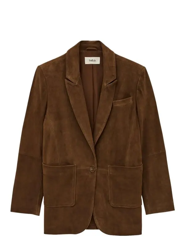 Ba&sh Mosty Single-breasted Jacket - Brown