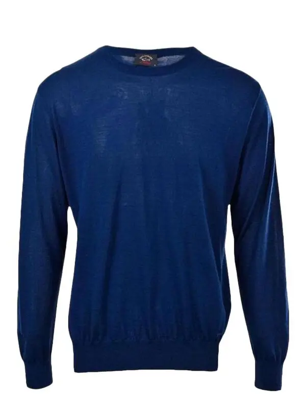 Paul & Shark Round-neck Long-sleeved Pullover - Blue