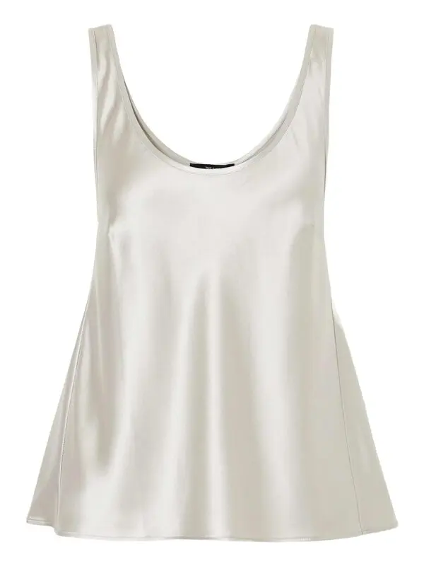 THE PARK Karen Silk Tank - Ivory