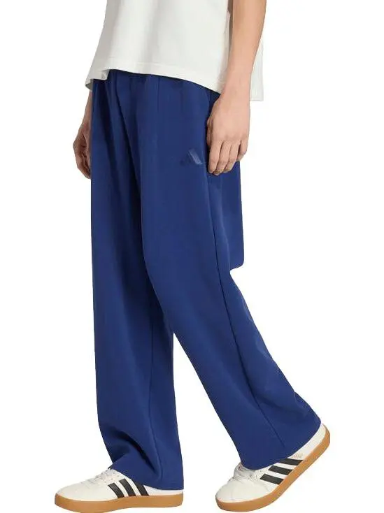 Adidas Wide Leg Sweatpants - Dark Blue