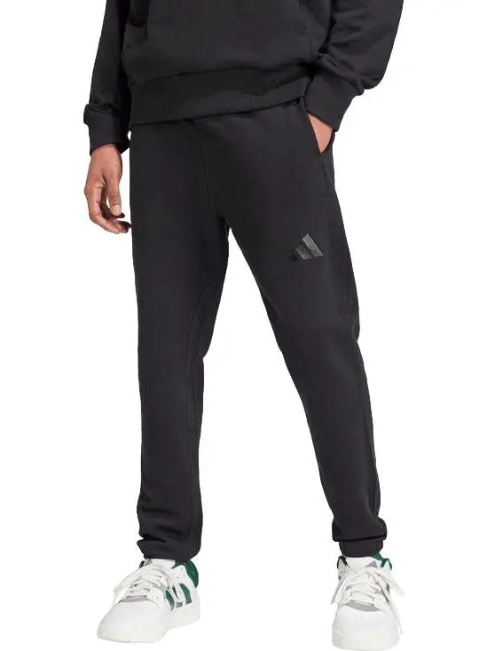 Adidas Szn French Terry Relaxed Fit Pants - Black