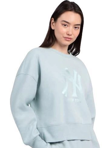 STARTER New York Yankees Pastels Boxy Fleece Sweatshirt - Mint