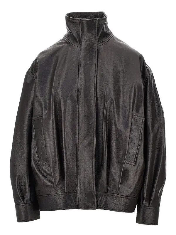 ARMA Paula' Leather Jacket - Black