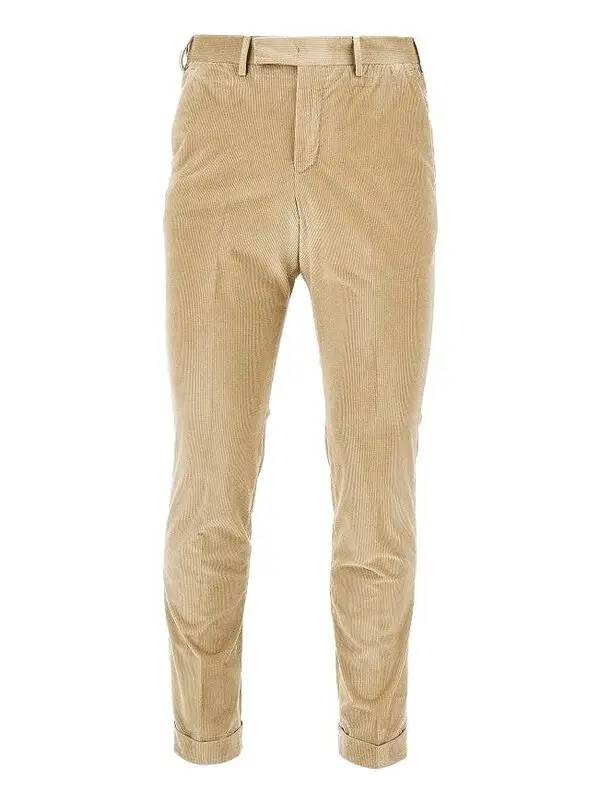 PT TORINO Master Fit Corduroy Pants - Beige