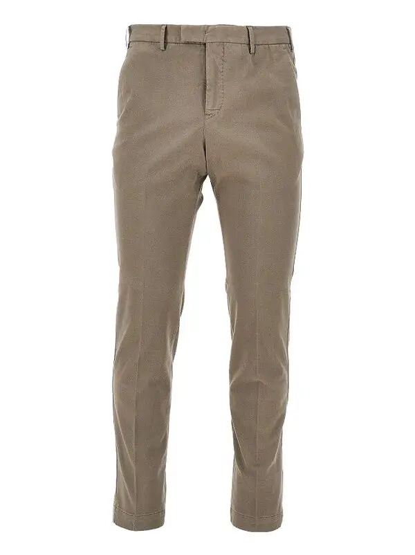 PT TORINO Stretch Gabardine Master Fit Pants - Beige