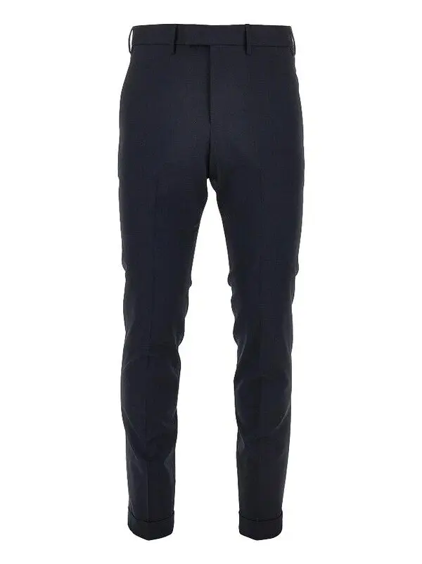PT TORINO Stretch Wool Master Fit Pants - Blue