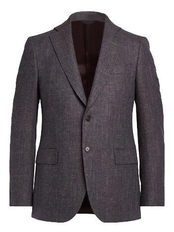 TOMBOLINI Blazer Size Wool, Cotton, Linen, Polyamide - Blue