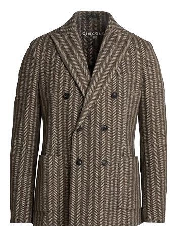 CIRCOLO 1901 Blazer Size Cotton, Elastane - Brown