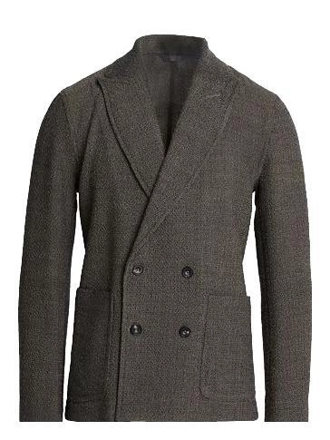 CIRCOLO 1901 Blazer Size Virgin Wool, Linen, Cotton, Polyamide, Elastane - Khaki