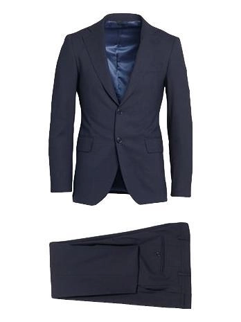 TOMBOLINI Suit Midnight Size Wool, Viscose, Polyester, Elastane - Blue