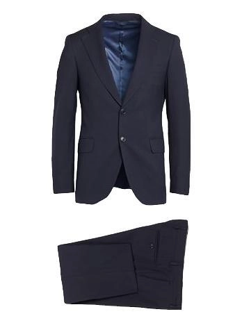 TOMBOLINI Suit Size Polyester, Viscose, Elastane - Blue