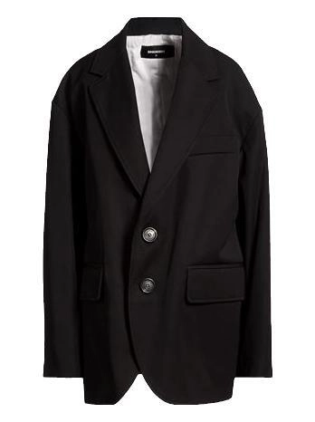 Dsquared2 Virgin Wool Blazer - Black
