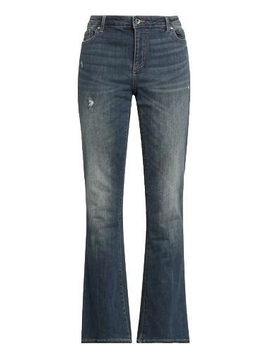 Armani Exchange High Waisted Flared Jeans - Blue