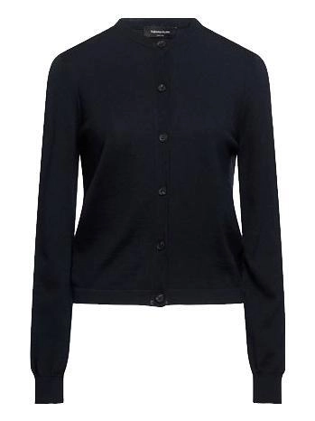 Fabiana Filippi Virgin Wool & Viscose Cardigan - Blue