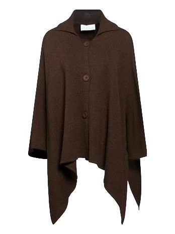 KAOS Cardigan In Acrylic, Viscose, Wool, And Alpaca Wool - Brown