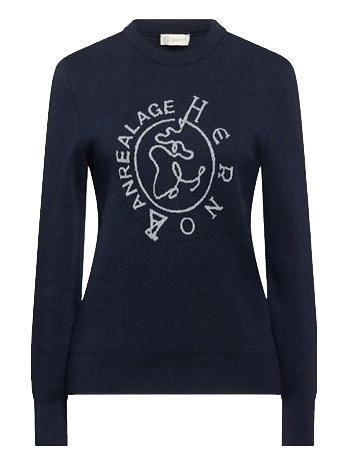 Herno Virgin Wool Blend Sweater - Navy