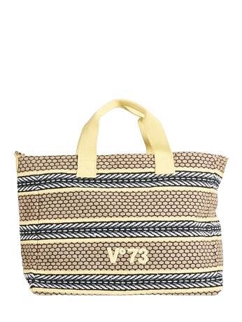 V°73 Multicolor Tweed Tote Bag - Yellow