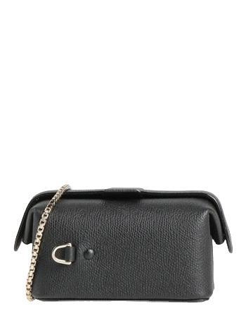 VALEXTRA Calfskin Cross-body Bag - Black