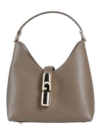 Furla Leather Tote Bag - Beige