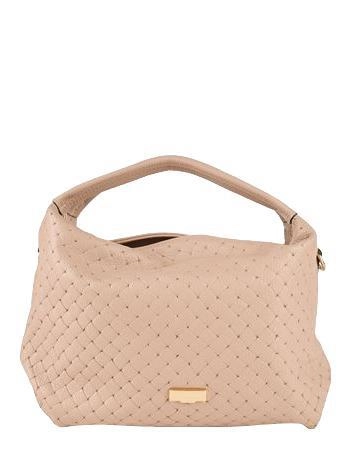 BALDININI Leather Hobo Bag - Blush