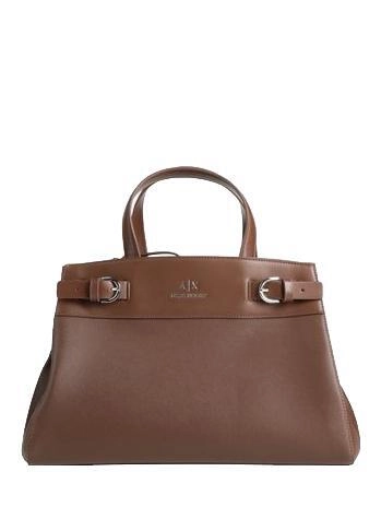 Armani Exchange Chocolate Polyester And Polyurethane Handbag - Brown
