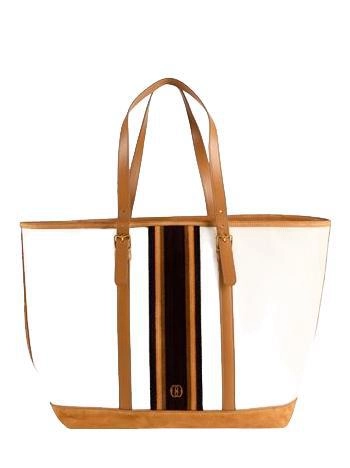 Bally Shoulder Bag Textile Fibers, Leather - Tan