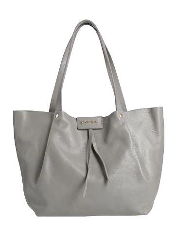MARC ELLIS Leather Shoulder Bag - Grey