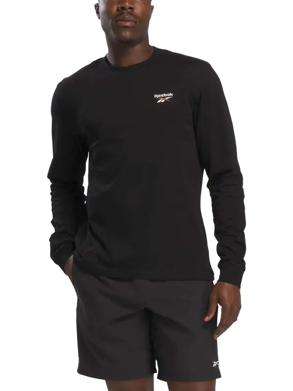 REEBOK Long Sleeve T-shirt - Black