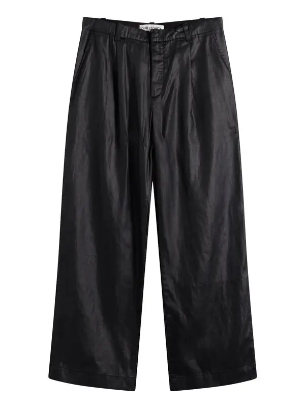 Our Legacy Black Mirror Tencel Still Chino - Lacquer