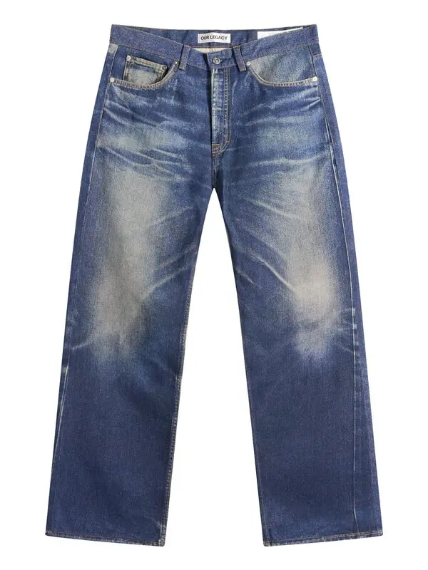 Our Legacy Print Third Cut Jeans - Azure