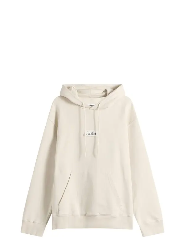 MAISON MARGIELA Logo Hoodie - Ecru