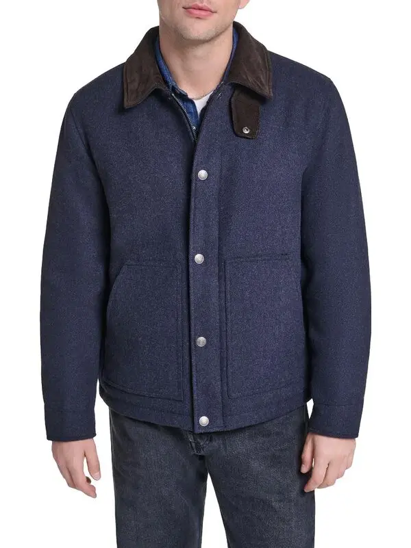 LEVI'S Corduroy Collar Barn Jacket - Navy