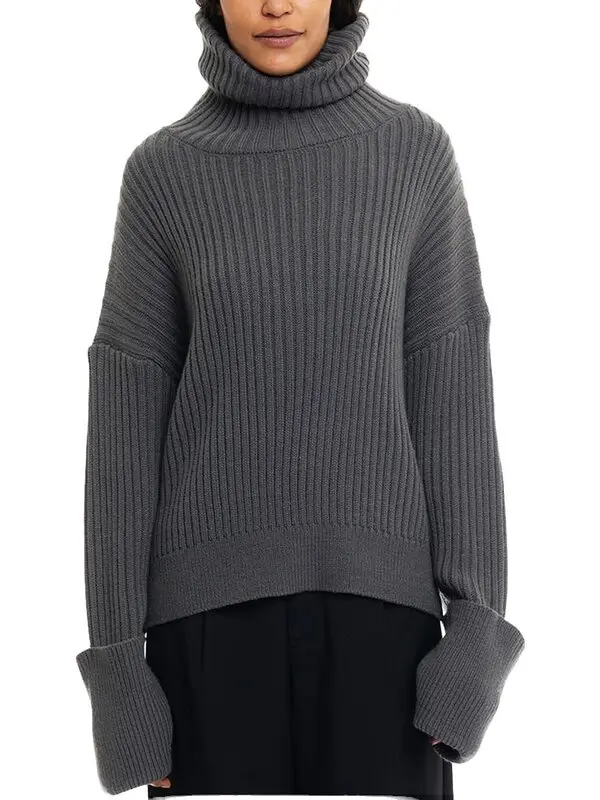 LBLC THE LABEL Liam Turtleneck Sweater - Slate