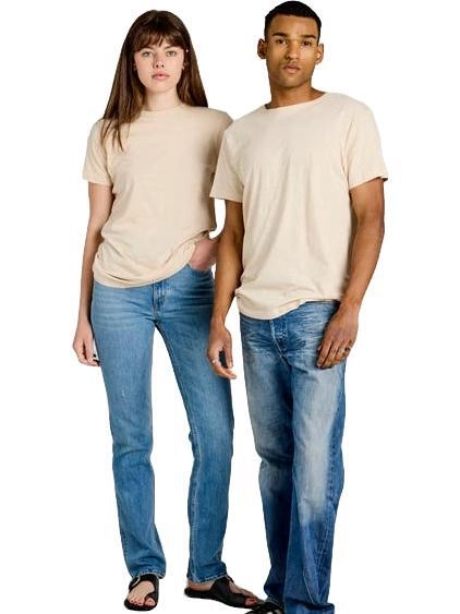 KNOWN SUPPLY Featherweight Organic Cotton Slub T-shirt - Cloud