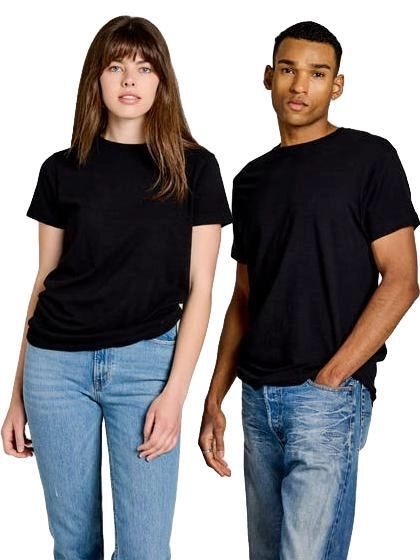 KNOWN SUPPLY Featherweight Organic Cotton Slub T-shirt - Coal