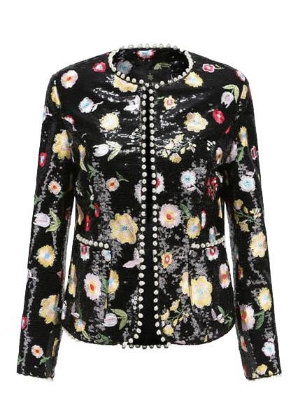 SKYLENCE Derling Embroidered Jacket - Noir