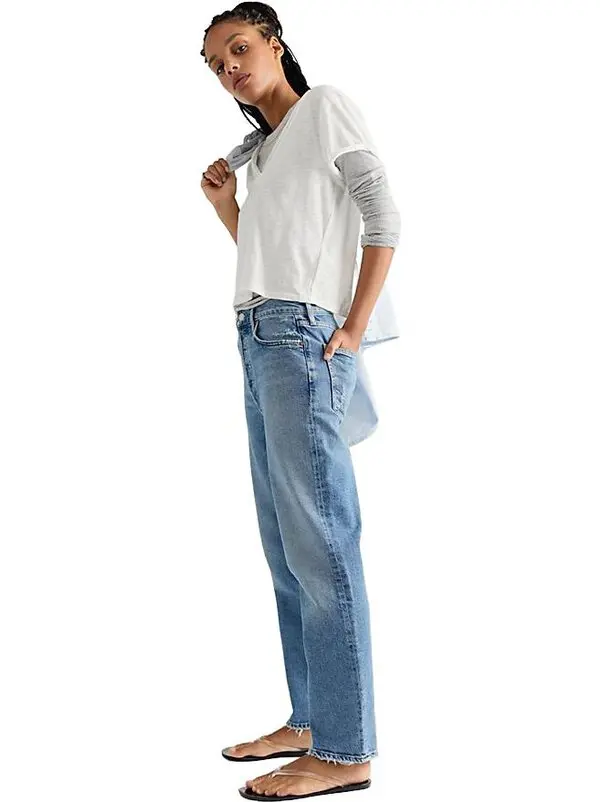 AGOLDE 90s Pinch Waist Crop Jeans - Renew