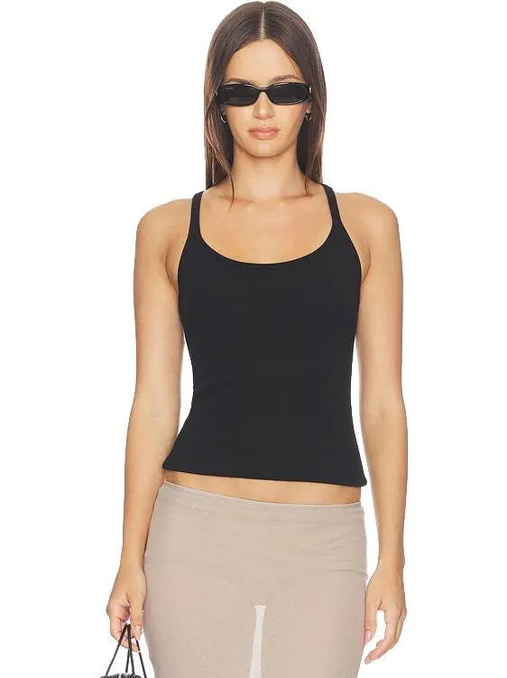 BARELOOM Palms Racer Tank - Black