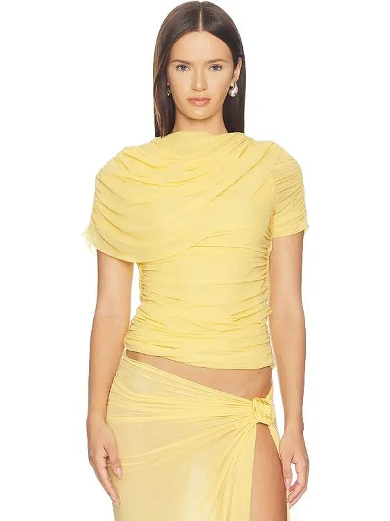 MAYGEL CORONEL Eterea Top - Ambar