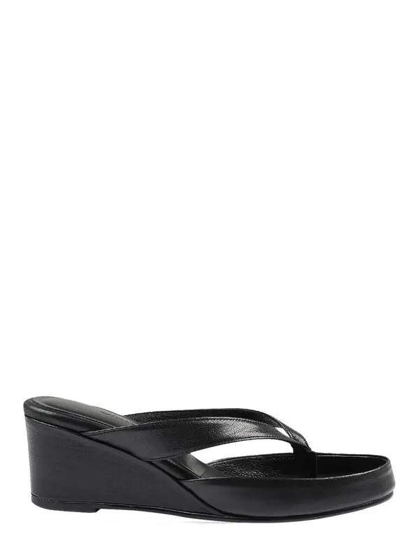 SALONDEJU Wedge Mule - Black
