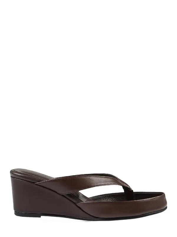 SALONDEJU Wedge Mule - Brown