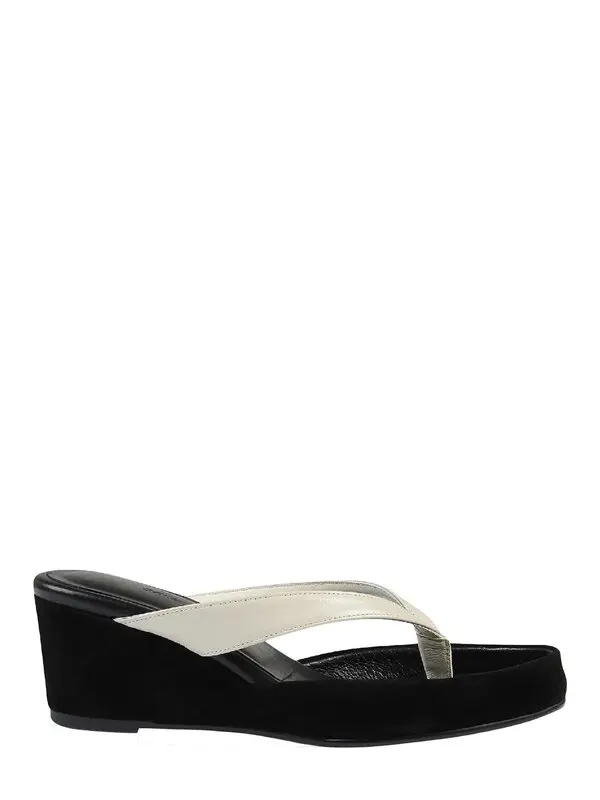 SALONDEJU Wedge Mule - Ivory